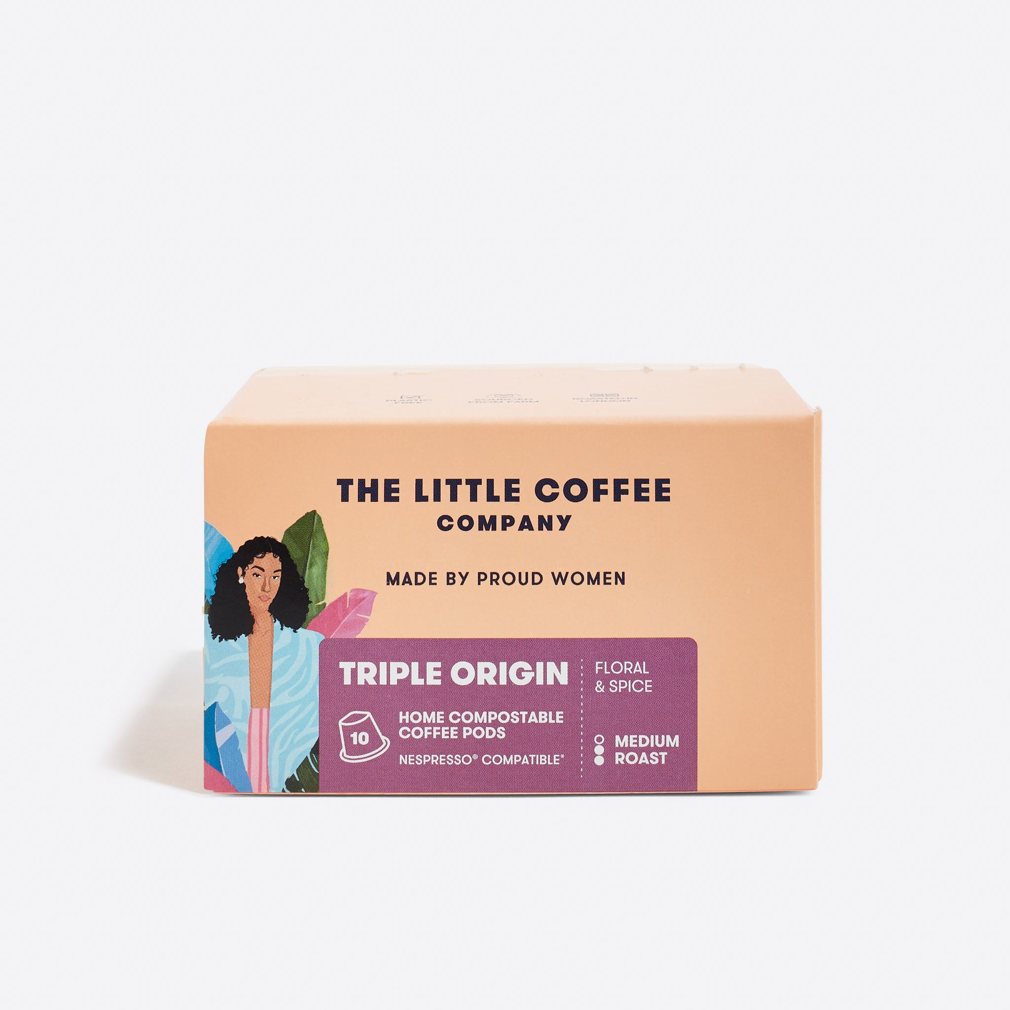 The Little Coffee Company Triple Origin Plastic Free Nespresso Compati ...